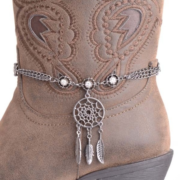 Kamberly | Jewelry | Boot Jewelry Boot Charm Bling Bundle Pair | Poshmark